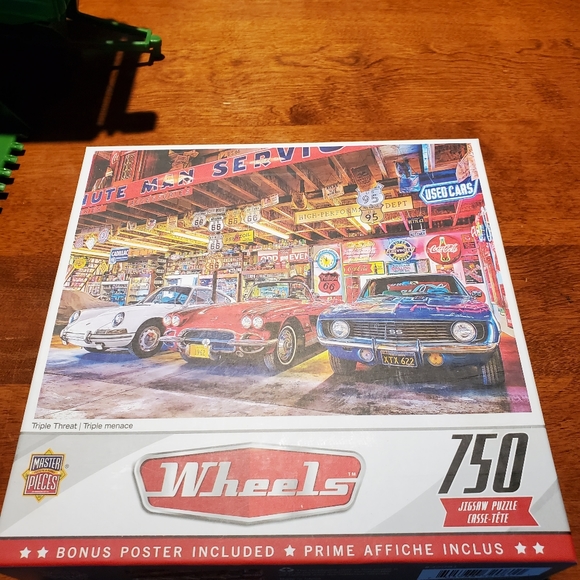Master Pieces | Toys | Masterpieces Wheels Jigsaw Puzzle Triple Threat ...